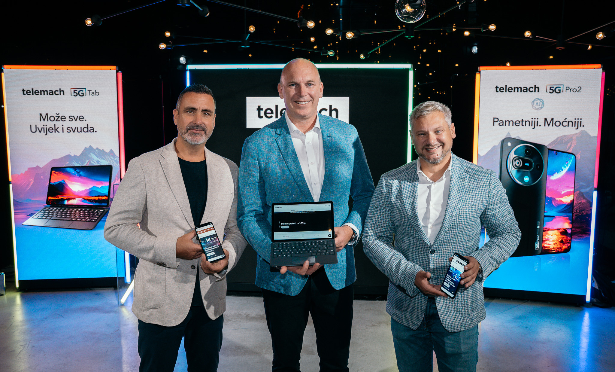 Telemach predstavio svoj prvi 5G tablet i još pametniji 5G telefon